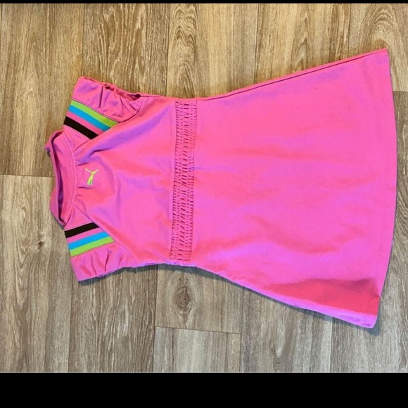 Puma | Dresses | Girls Pink Puma Dress | Poshmark